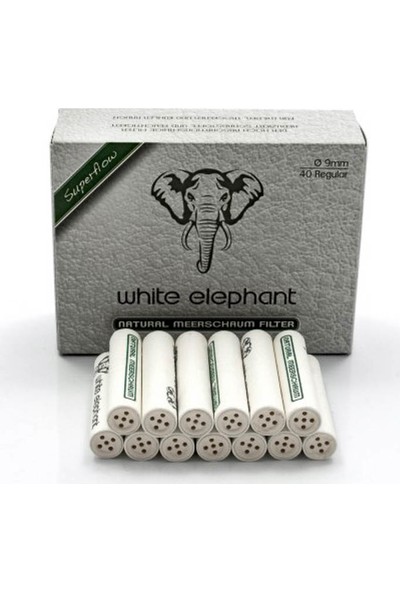 Kopp 9mm Lüle Taşı Pipo Filtresi (40 Adet)