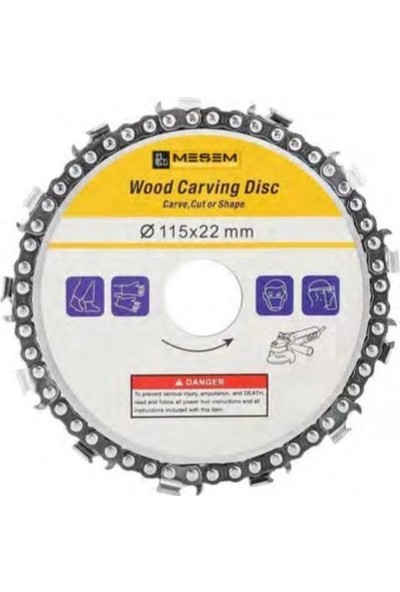 Meşem Zincirli Ahşap Testere 115LİK Daire Testere