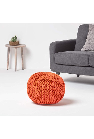 Tricotté Middle Round Örgü Puf