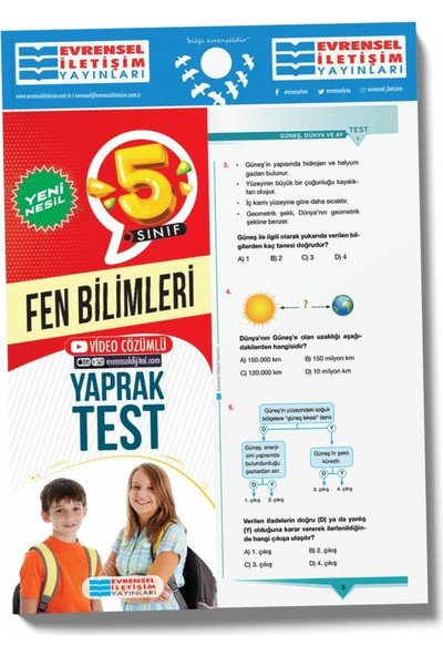 5. Sınıf Fen Bilimleri Video Çözümlü Yaprak Test - Şehmus Şahin - Kudret Ülkü 5. Sınıf Fen Bilimleri Video Çözümlü Yaprak Test - Şehmus Şahin - Kudret Ülkü