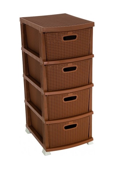 Sağlam Plastik Örgü 4 Çekmeceli Plastik Sebzelik Komidin Sağlam Plastik Örgü 4 Çekmeceli Plastik Sebzelik Komidin