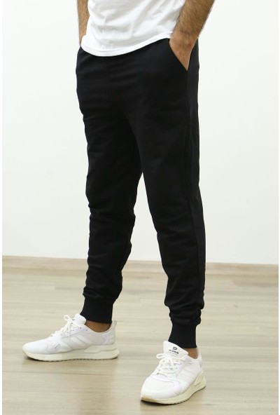 Soufeel Basic Siyah Erkek Eşofman Altı Jogger