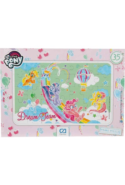 Ca Games My Little Pony Frame Puzzle - Pembe (35 Parça)