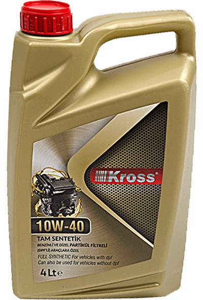 Kross 10W40 4 Litre Motor Yağı ( Üretim Yılı: 2021 ) Kross 10W40 4 Litre Motor Yağı ( Üretim Yılı: 2021 )