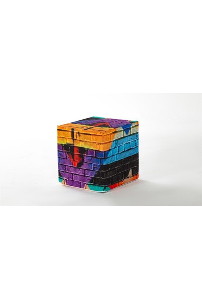 Mondi Colorful Küp Puf