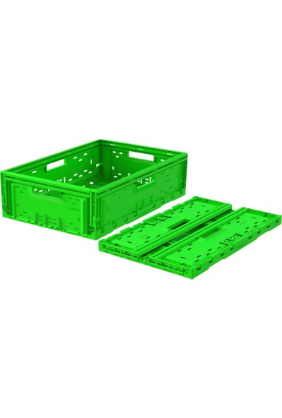 Plastik Kasa Piknik Sepeti Katlanır Kasa 40 x 60 x 16 cm