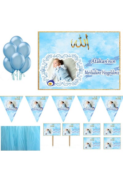 Hayaller Dükkanı Erkek Bebek Mevlüdü Süsleme ve Magnet Seti Hayaller Dükkanı Erkek Bebek Mevlüdü Süsleme ve Magnet Seti