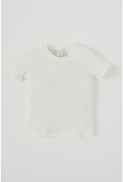 DeFacto Unisex Bebek Basic Pamuklu Kısa Kollu Tişört T8285A221SP