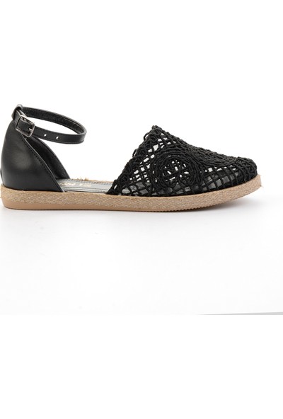 Bambi Siyah Kadın Espadril K01509407016