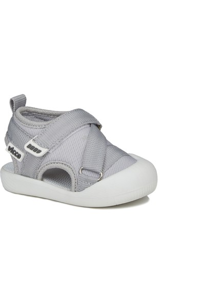 Vicco Lolipop Fileli Unisex İlk Adım Gri Sandalet