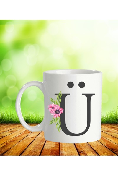 Kardelen Reklam Ü Harf Kupa Bardak