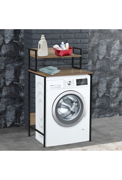 Karla Home Çamaşır Makinesi Üstü Düzenleyici Dolap