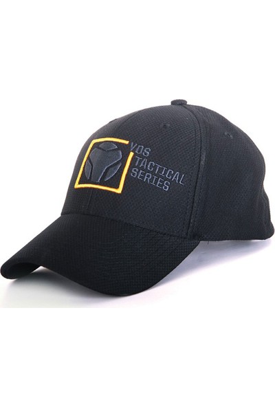 Yds Tactıcal Cap -Siyah Turuncu (Nefes Alabilir, Rahat Taktik Nakış İşlemeli Şapka)