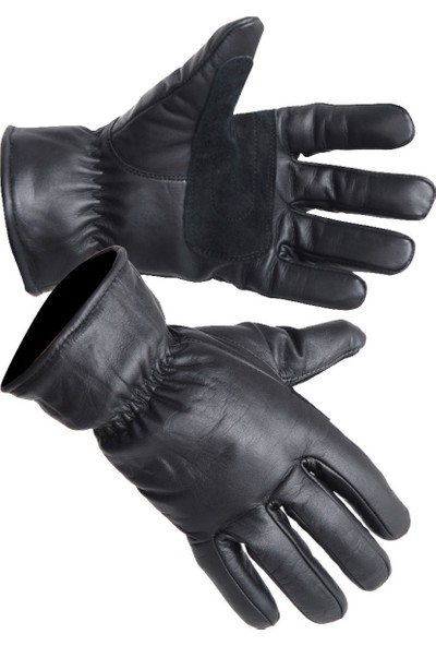 Yds Deri Eldiven -Siyah (Hakiki Deri Eldiven)