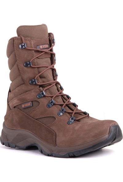 Yds Monster Mntp 5016 Bot -Kahverengi (Hakiki Nubuk Deri, Fermuarlı Profesyonel Asker Botu)
