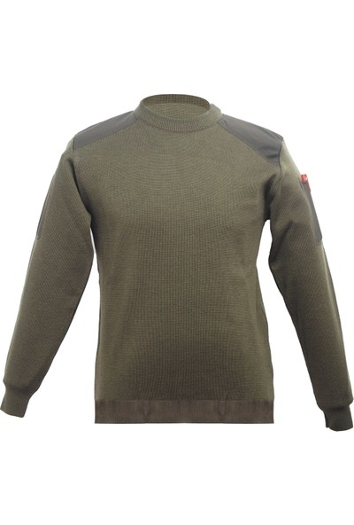 Yds Askeri Kazak -Haki (Nefes Alabilir Yün Askeri Kazak)