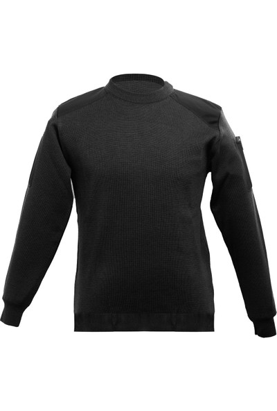 Yds Askeri Kazak -Siyah (Nefes Alabilir Yün Askeri Kazak)