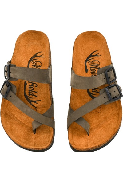 Moosefield Haki Çocuk Terlik