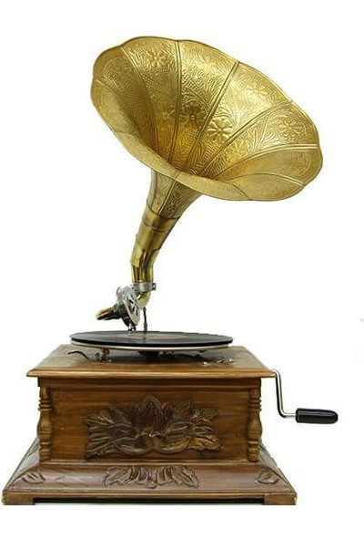 Crownwell Gramofon Kare Oymalı 533