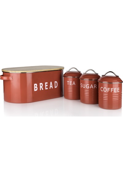 Aryıldız Bambu Ekmeklik ve 3'lü Saklama Kabı