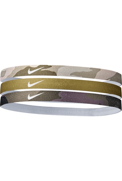 Nike Hairbands Elastik Saç Bandı 3 Lü Paket Camo N.000.2560.905.OS Nike Hairbands Elastik Saç Bandı 3 Lü Paket Camo N.000.2560.905.OS
