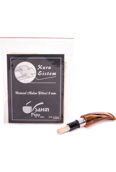 Şahin 9mm Balsa Pipo Filtresi (22 Adet)