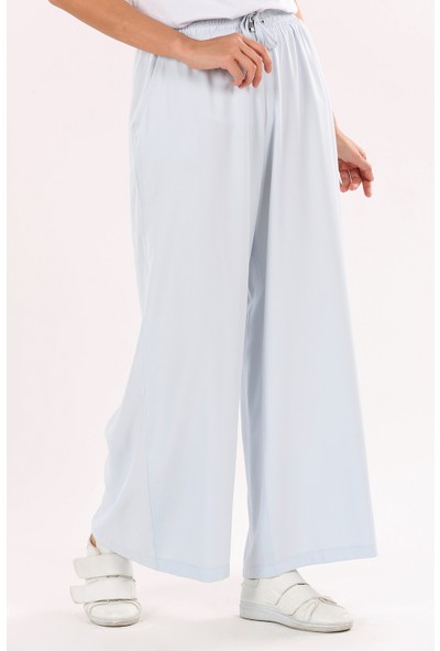 Yarece Lastikli Bol Paça Pantolon