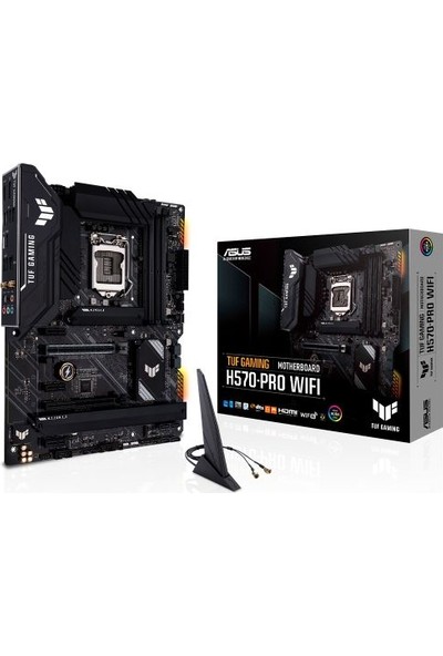 Asus TUF Gaming H570-PRO Wi-Fİ H570 5000MHz (OC) DDR4 LGA1200 ATX Anakart Asus TUF Gaming H570-PRO Wi-Fİ H570 5000MHz (OC) DDR4 LGA1200 ATX Anakart
