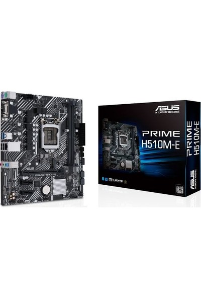Asus Prime H510M-E H510 3200MHz DDR4 LGA1200 mATX Anakart Asus Prime H510M-E H510 3200MHz DDR4 LGA1200 mATX Anakart