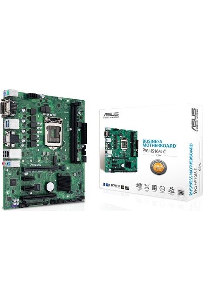 Asus PRO H510M-C/CSM H510 3200MHz DDR4 LGA1200 mATX Anakart Asus PRO H510M-C/CSM H510 3200MHz DDR4 LGA1200 mATX Anakart