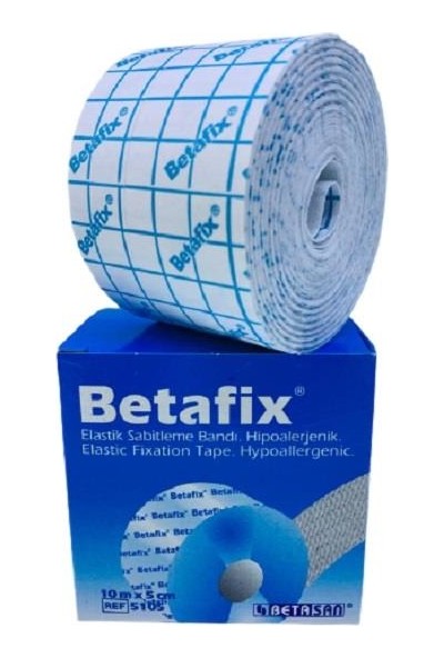 Betafix B5105 Esnek Sabitleme Bandı Fix Flaster 10M x 5cm Betafix B5105 Esnek Sabitleme Bandı Fix Flaster 10M x 5cm