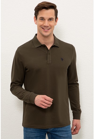 U.S. Polo Assn. Yeşil Sweatshirt Basic 50225335-VR111 U.S. Polo Assn. Yeşil Sweatshirt Basic 50225335-VR111