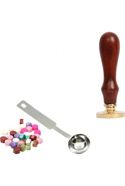 Profisher Retro Mektup Mühürü Damga T Harfi + 30 Adet Mühür Mumu + Eritme Kaşığı Profisher Retro Mektup Mühürü Damga T Harfi + 30 Adet Mühür Mumu + Eritme Kaşığı