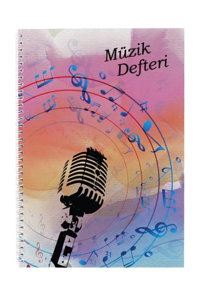 Tgb Spiralli Büyük Müzik Defteri