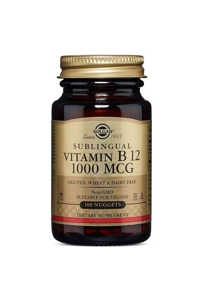 Solgar Vitamin B12 Sublingual 100 Tablet
