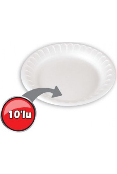 Modatools Köpük Tabak 17CM. 10 Lu 26660S Modatools Köpük Tabak 17CM. 10 Lu 26660S