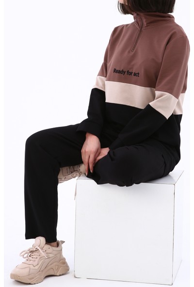 ALLDAY Nakışlı Garnili Eşofman Takımı