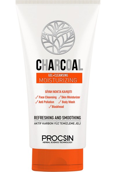 PROCSIN Aktif Kömürlü 5 İn 1 Yüz Temizleme Jeli 150 ML PROCSIN Aktif Kömürlü 5 İn 1 Yüz Temizleme Jeli 150 ML