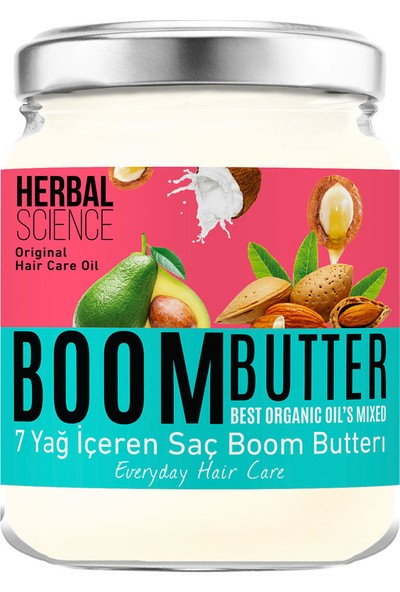 BOOM BUTTER Saç Bakım Yağı 190 ML