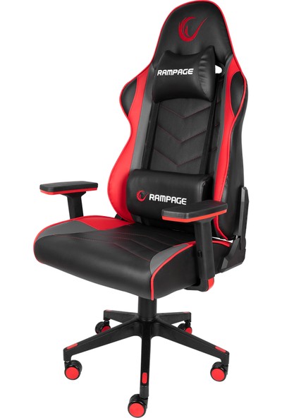 Rampage KL-R99 3D Ayarlı Kırmızı Siyah Gaming Oyuncu Koltuğu Rampage KL-R99 3D Ayarlı Kırmızı Siyah Gaming Oyuncu Koltuğu
