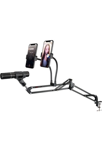Takstar ST-201 Mikrofon ve Cep Telefonu Standı ST201 Takstar ST-201 Mikrofon ve Cep Telefonu Standı ST201