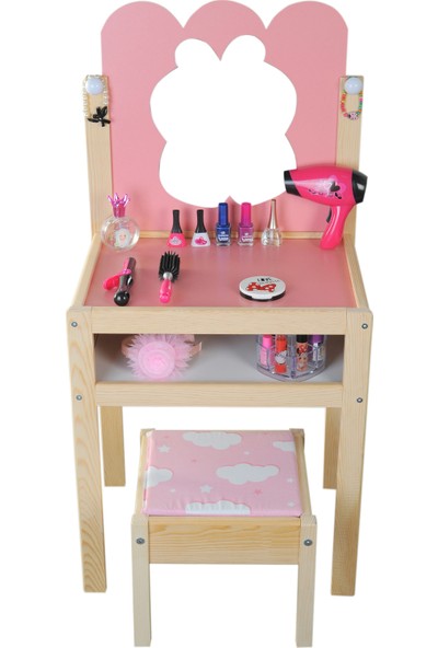 Ahşap Çocuk Makyaj Masası
