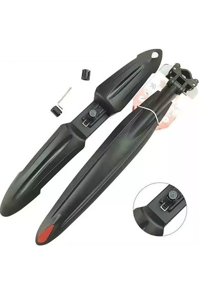 26 27,5 29 Jant Tak-Çıkar Ön-Arka Reflektörlü Bisiklet Çamurluğu 26 27,5 29 Jant Tak-Çıkar Ön-Arka Reflektörlü Bisiklet Çamurluğu