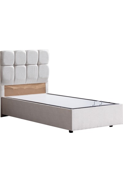 Setay Letto Tek Kişilik Baza Başlık Seti Krem