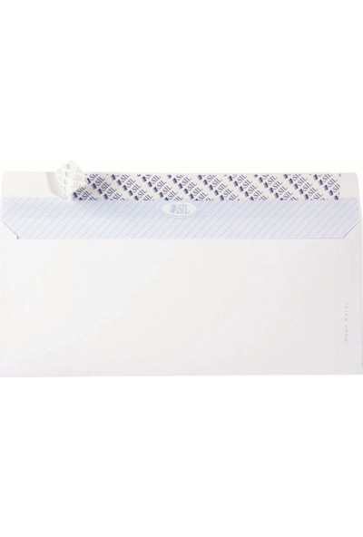 Asil Diplomat Silikonlu Penceresiz Zarf 110 gr 105 x 240 mm 100'LÜ Asil Diplomat Silikonlu Penceresiz Zarf 110 gr 105 x 240 mm 100'LÜ