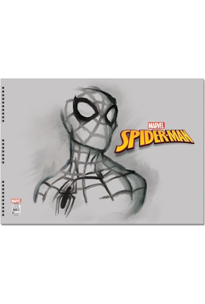 Disney Frozen Spider Man Resim Defteri 35 x 50 cm Gri