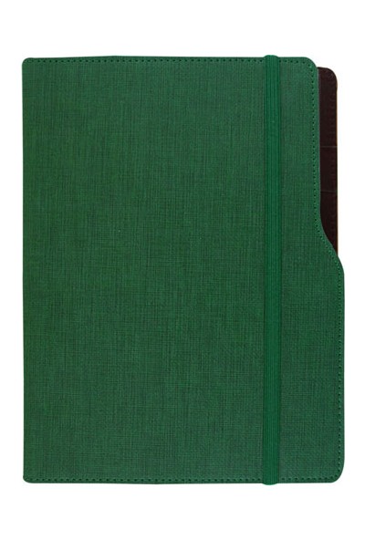 Unique Home Termo Deri Defter - Yeşil