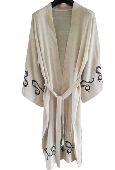 Noyinn Mağazacılık Kadın Keten Kimono