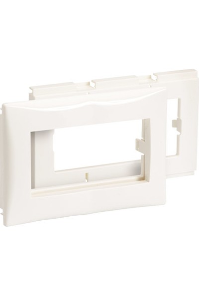 Schneider ETK10197E 45X45 Kanalüstü Ikili Modül Kapağı