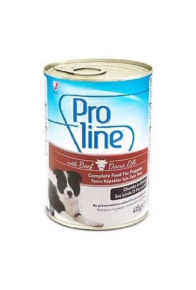 Pro Line Proline Biftekli Sos Içinde Yavru Köpek Konservesi 415 gr Pro Line Proline Biftekli Sos Içinde Yavru Köpek Konservesi 415 gr